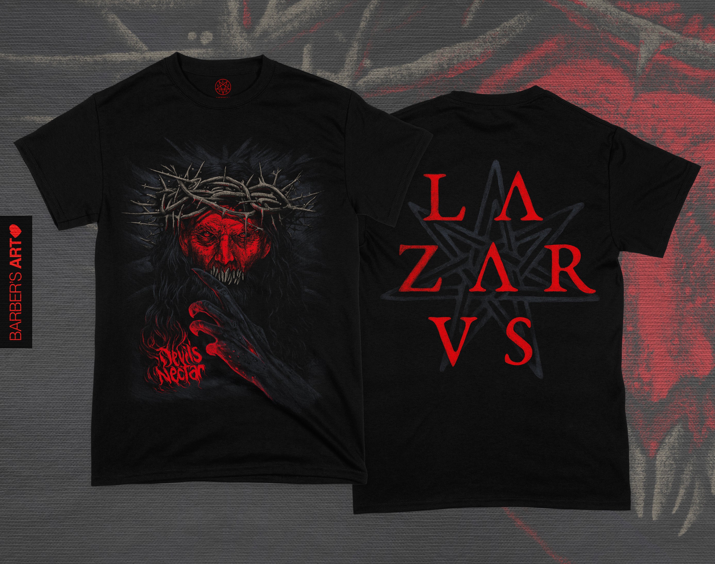 LAZARVS DEVIL'S NECTAR T-SHIRT – LAZARVS WEBSTORE
